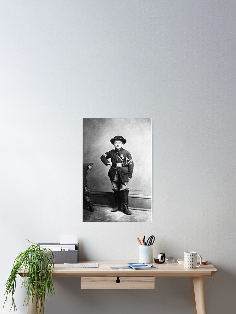"Sergeant Johnny Clem Portrait - Civil War 1863" Poster for Sale by ...