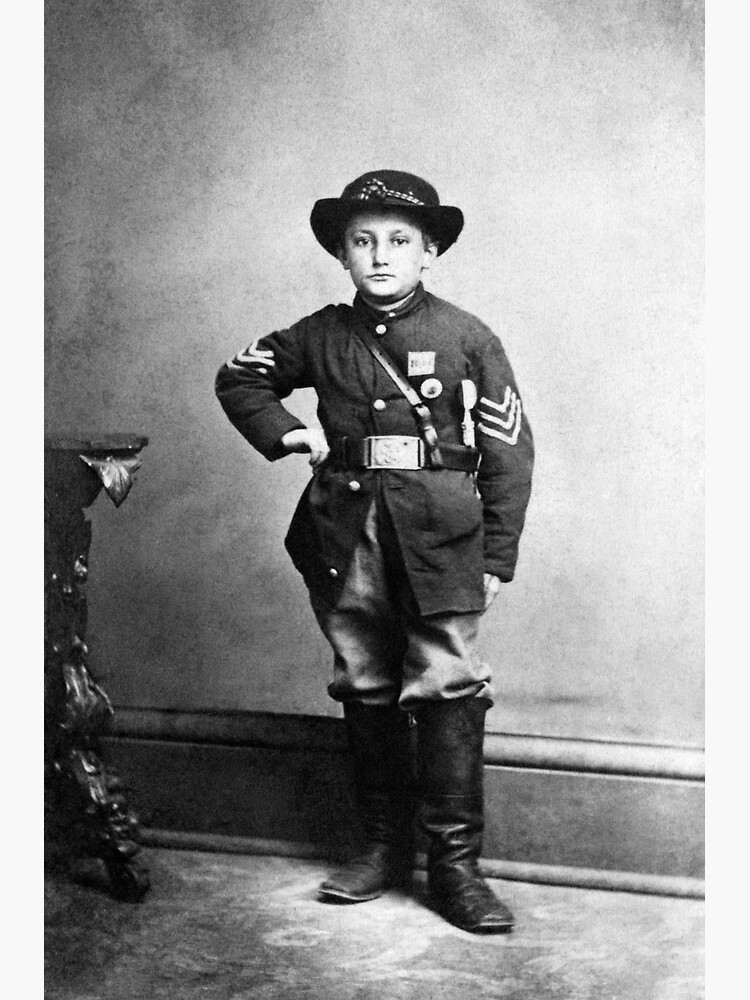 "Sergeant Johnny Clem Portrait - Civil War 1863" Poster for Sale by ...