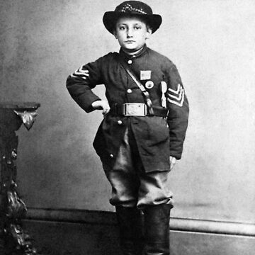 "Sergeant Johnny Clem Portrait - Civil War 1863" Photographic Print for ...
