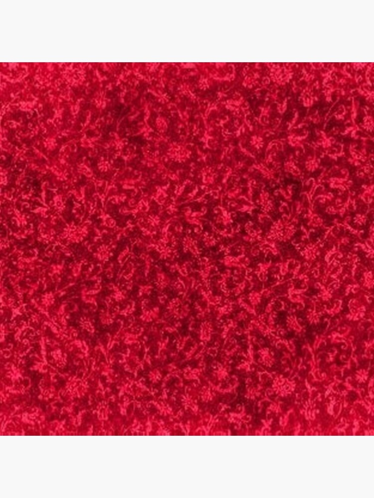 "Vintage Floral Ruby Flame Red" Poster for Sale by SaraValor | Redbubble