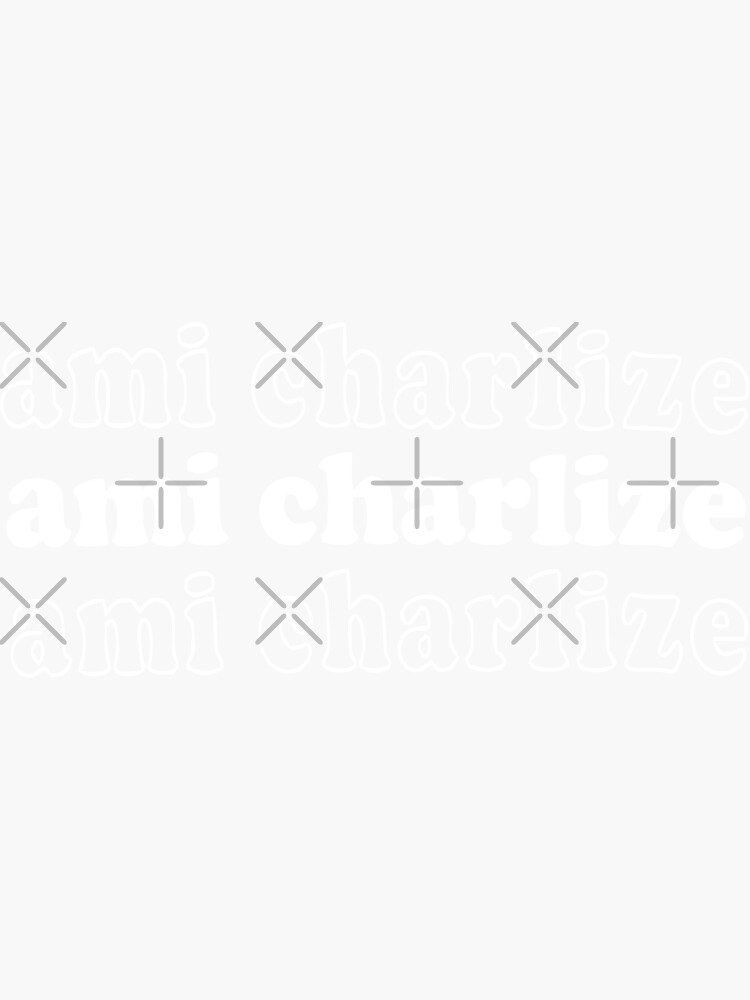 "Ami Charlize Merch Ami Charlize" Sticker for Sale by Rainko | Redbubble