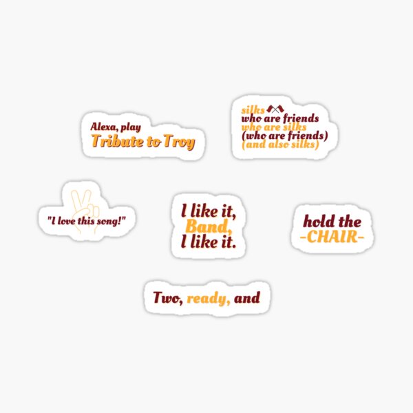 "usc silk and band sayings " Sticker for Sale by Rachel817 | Redbubble