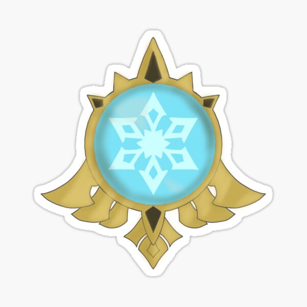 Pegatina «Genshin Impact Cryo Vision Mondstadt» de littlecamkoala ...