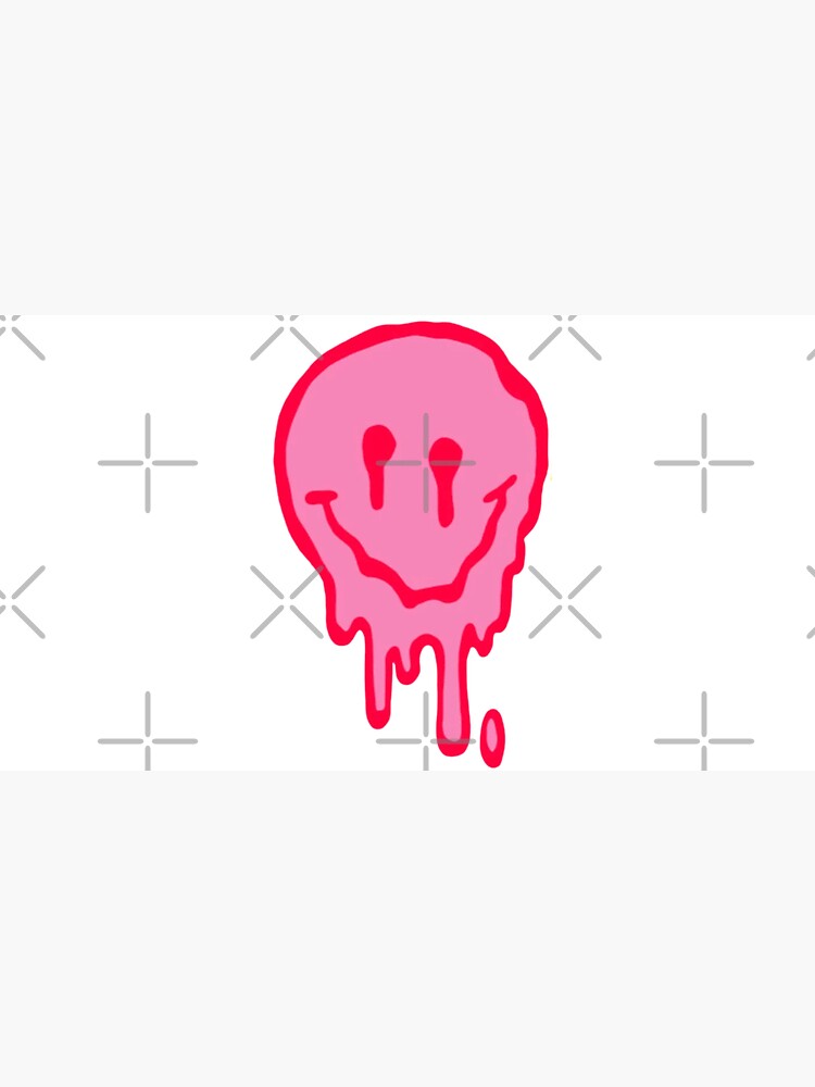 "Hot pink preppy dripping smiley face" Cap for Sale by BeauBeauxox ...