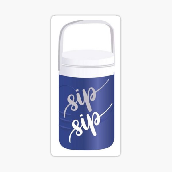 "pccg sip sip gallon water jug sticker" Sticker by Rachel817 | Redbubble