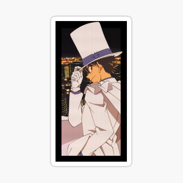 "Detective Conan Edit - Kaito Kid!" Sticker for Sale by Chimera-Kraken ...