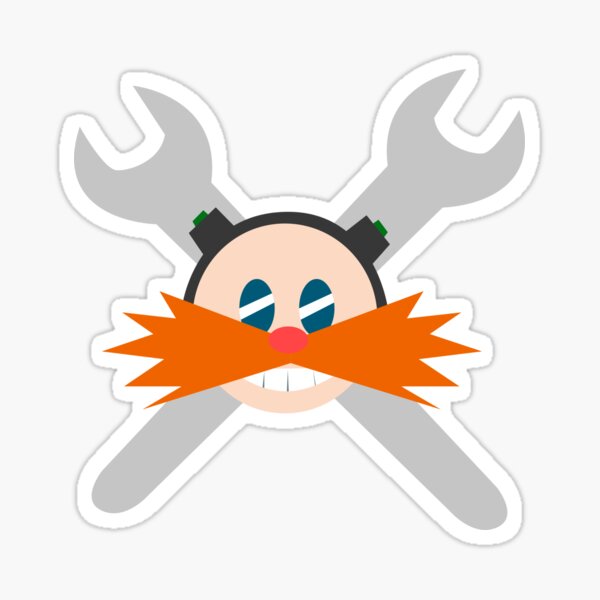 "Eggman" Sticker by DanielCostaart | Redbubble