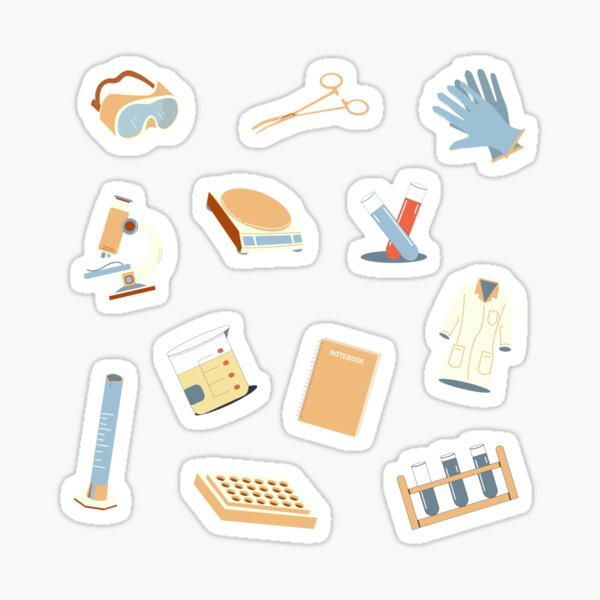 "Science Laboratory!" Sticker by jadedscientist | Redbubble