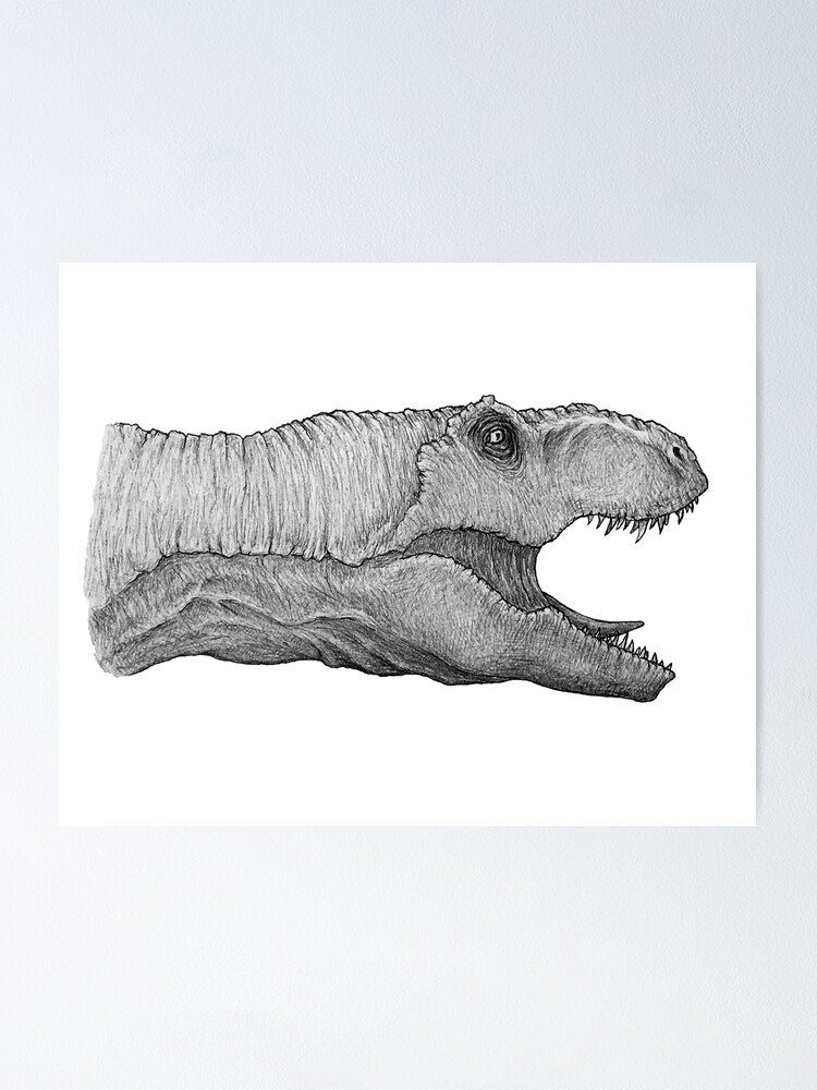 "Ruthless Tyrannosaur Bull" Poster for Sale by danielsechrist | Redbubble