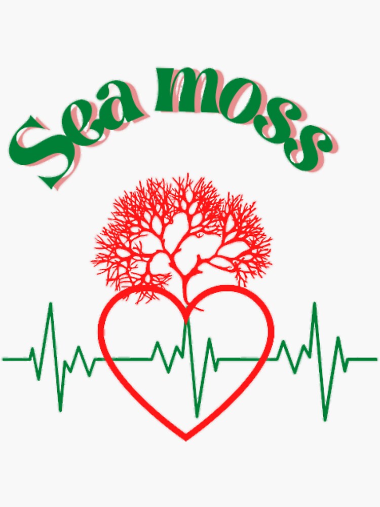 "Sea Moss lifestyle Lifeline " Sticker for Sale by Rene Servius | Redbubble