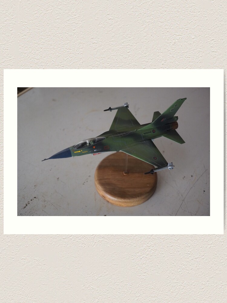 "F-16 done in what if RNZAF scheme, 1/72 scale model" Art Print by ...