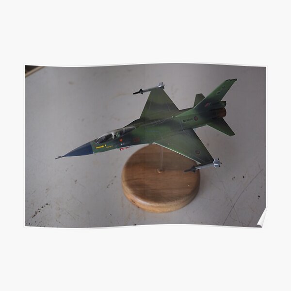 Póster «F-16 hecho en esquema what if RNZAF, modelo a escala 1/72» de ...