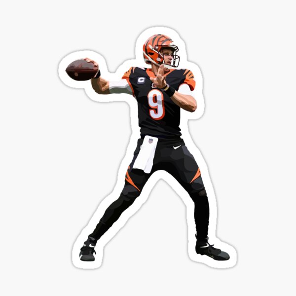 "Joe Burrow" Sticker for Sale by mappsart | Redbubble