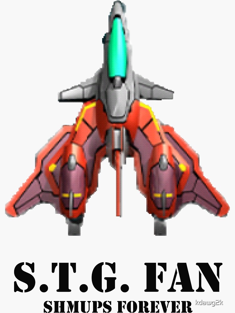 "Arcade Shmup Fan " Sticker by kdawg2k | Redbubble