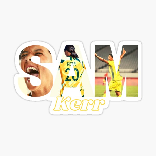 "sam kerr t shirt | sticker" Sticker for Sale by ReganPro5 | Redbubble