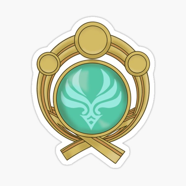 "Genshin Impact Anemo Vision Inazuma" Sticker von littlecamkoala ...