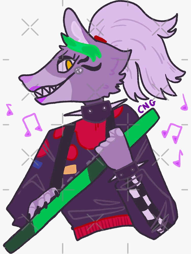 "Roxanne Wolf" Sticker for Sale by CoziesGhosties | Redbubble