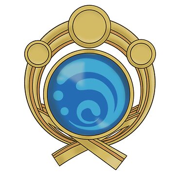 "Genshin Impact Hydro Vision Inazuma" Sticker for Sale by ...