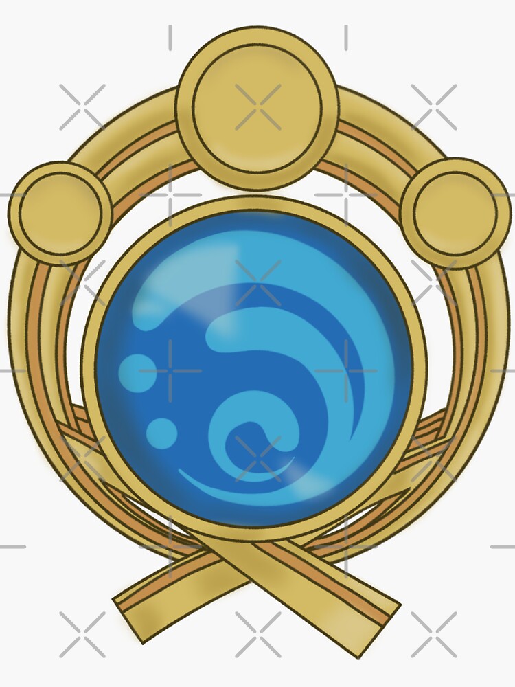 "Genshin Impact Hydro Vision Inazuma" Sticker for Sale by ...