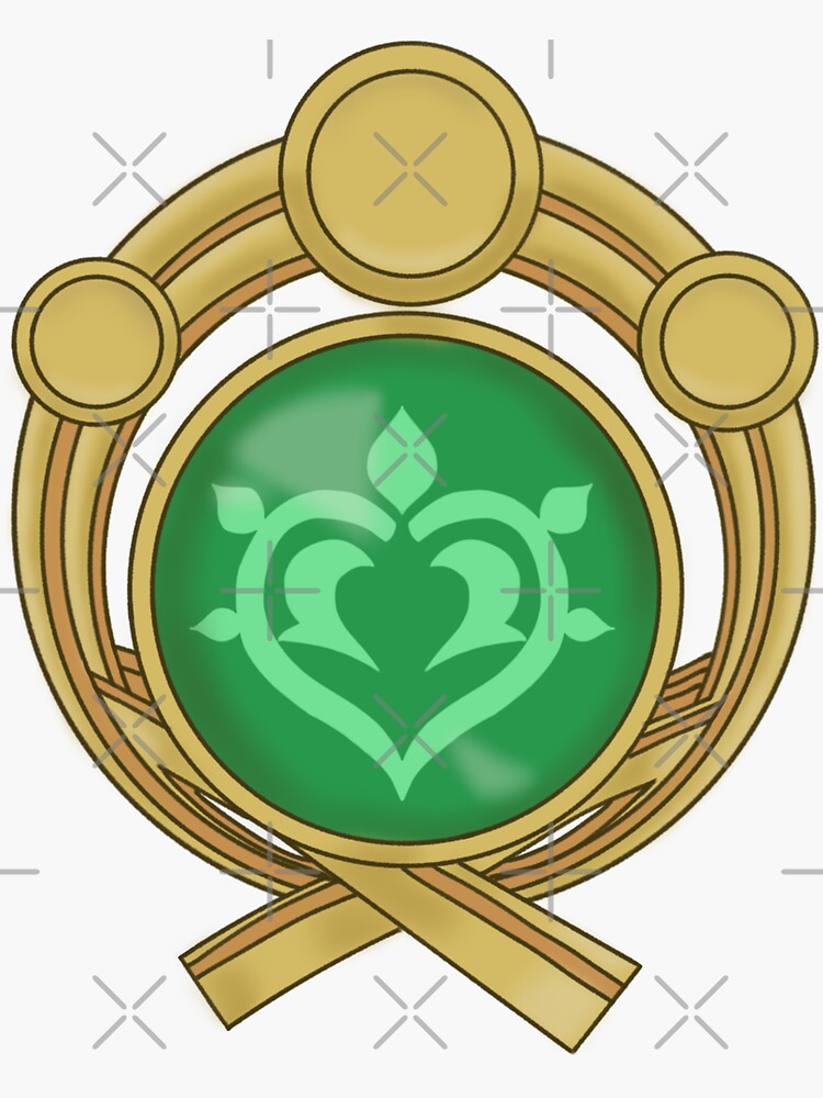 "Genshin Impact Dendro Vision Inazuma" Sticker by littlecamkoala ...