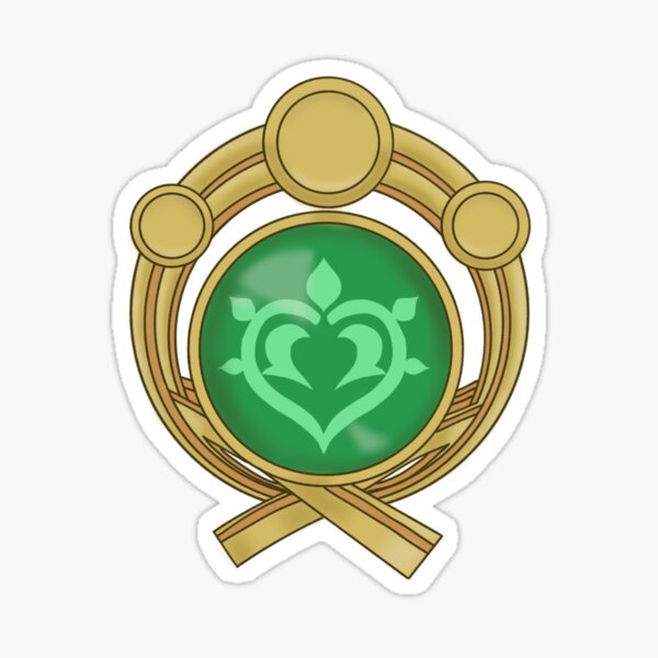 "Genshin Impact Dendro Vision Inazuma" Sticker by littlecamkoala ...