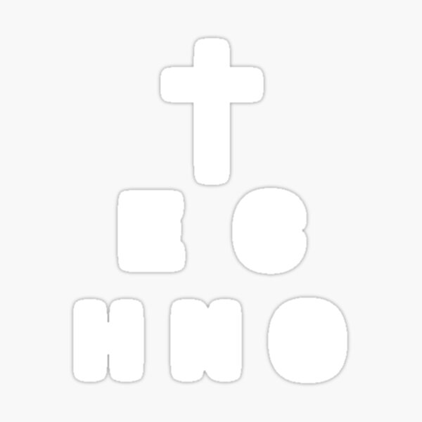 "Techno Cross Christ" Sticker by technoquotes | Redbubble