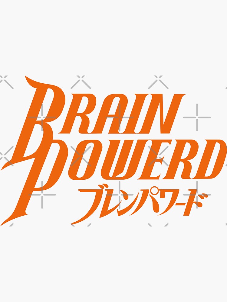 "Brain Powerd logo /ブレンパワード " Sticker for Sale by JCBA | Redbubble