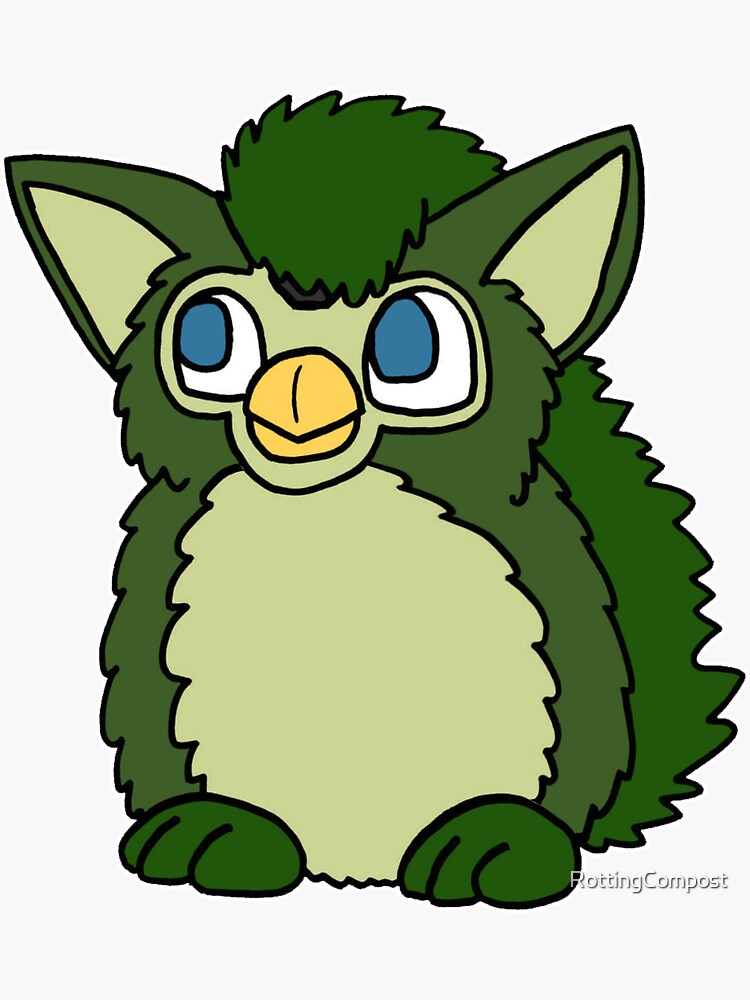 "furby frog" Sticker by Emoki | Redbubble