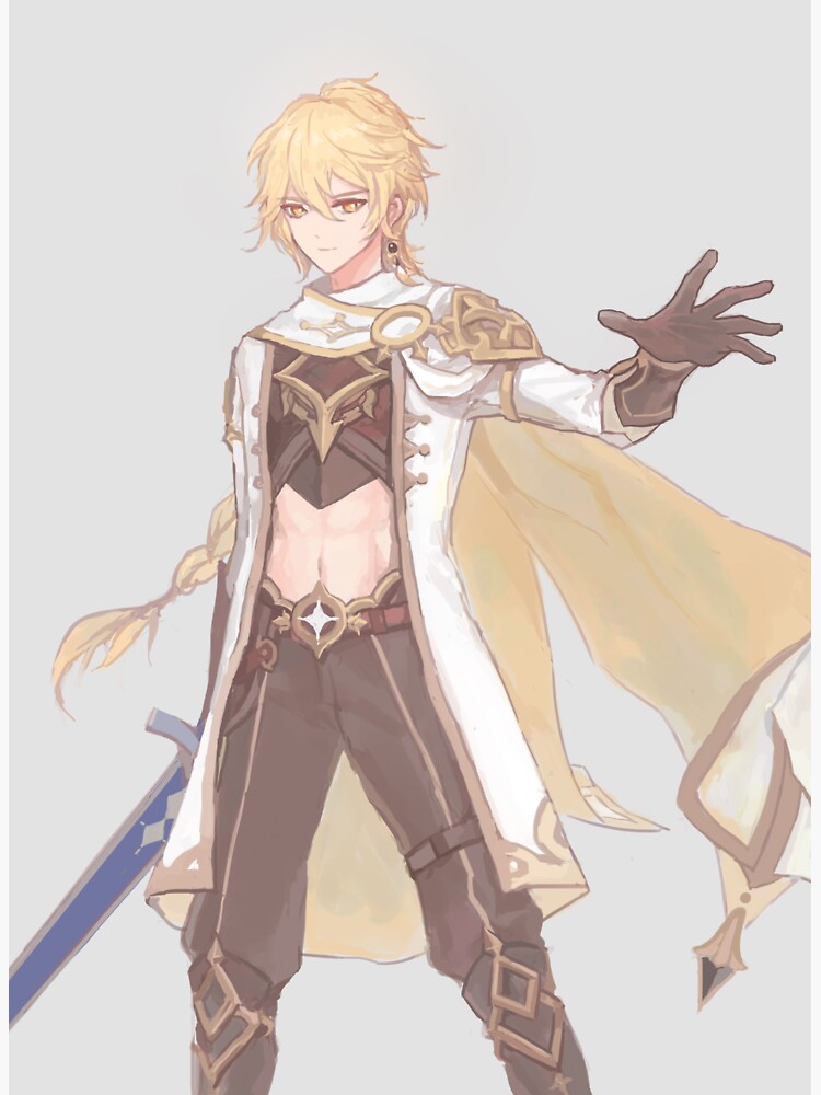 "Aether Grown Up Version Genshin Impact" Sticker by sonatines | Redbubble