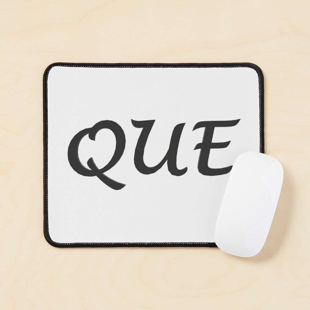 "Que" Sticker for Sale by superchele | Redbubble