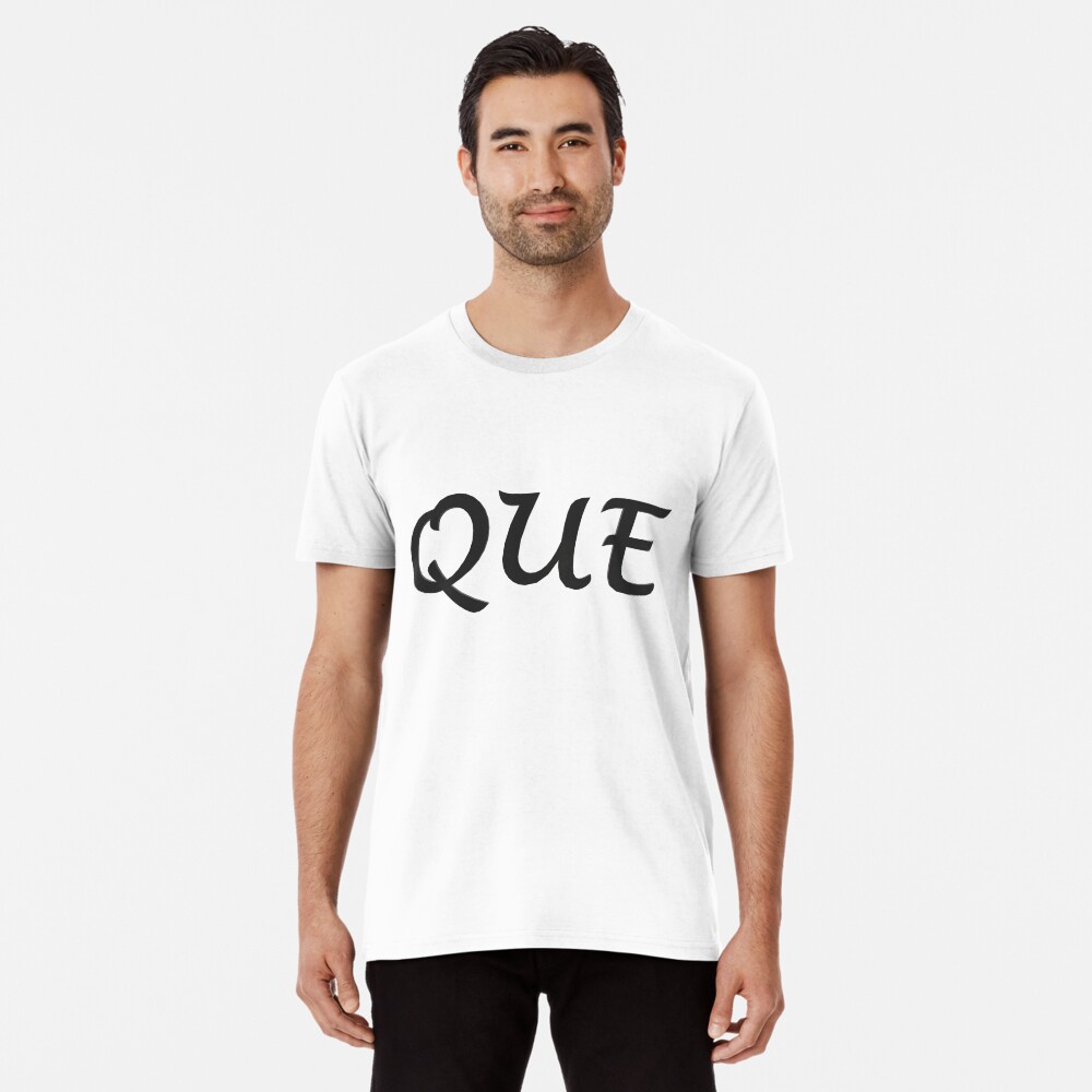 "Que" Sticker for Sale by superchele | Redbubble