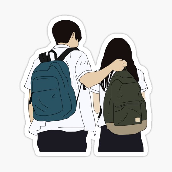 "Our Beloved Summer // Choi Ung and Yeon Su" Sticker for Sale by A3h4y ...