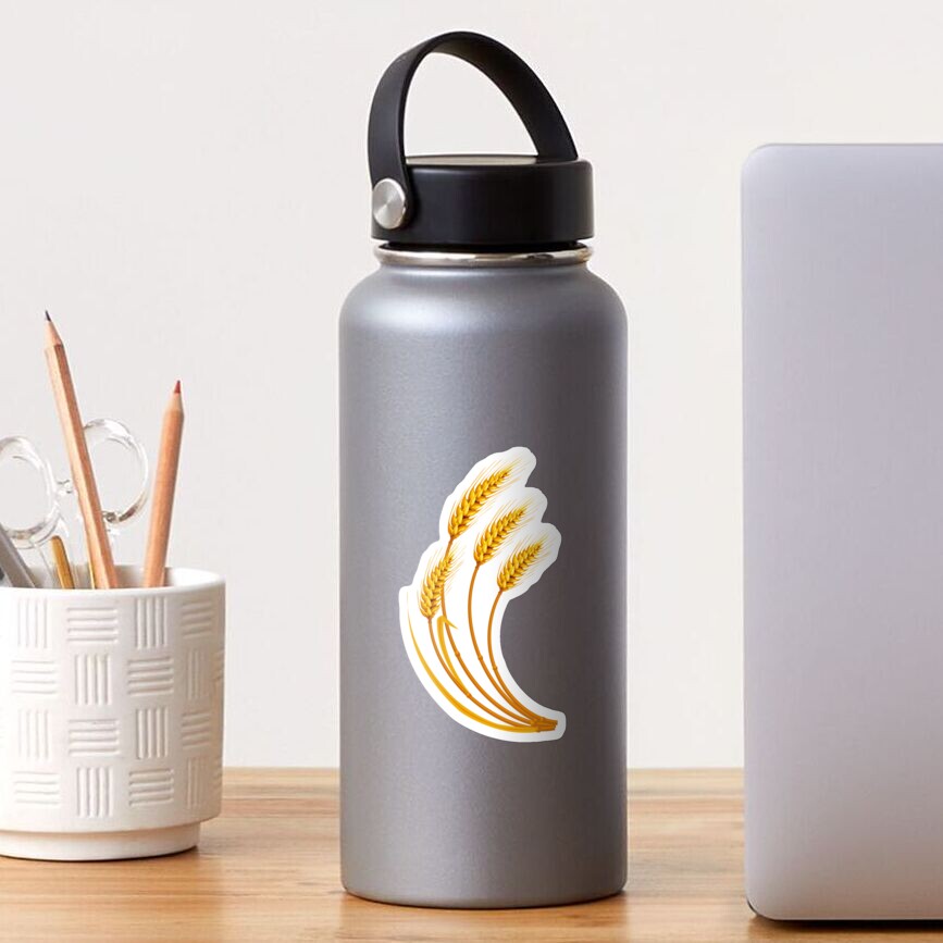 "wheat crops 2" Sticker by 0o0kh | Redbubble