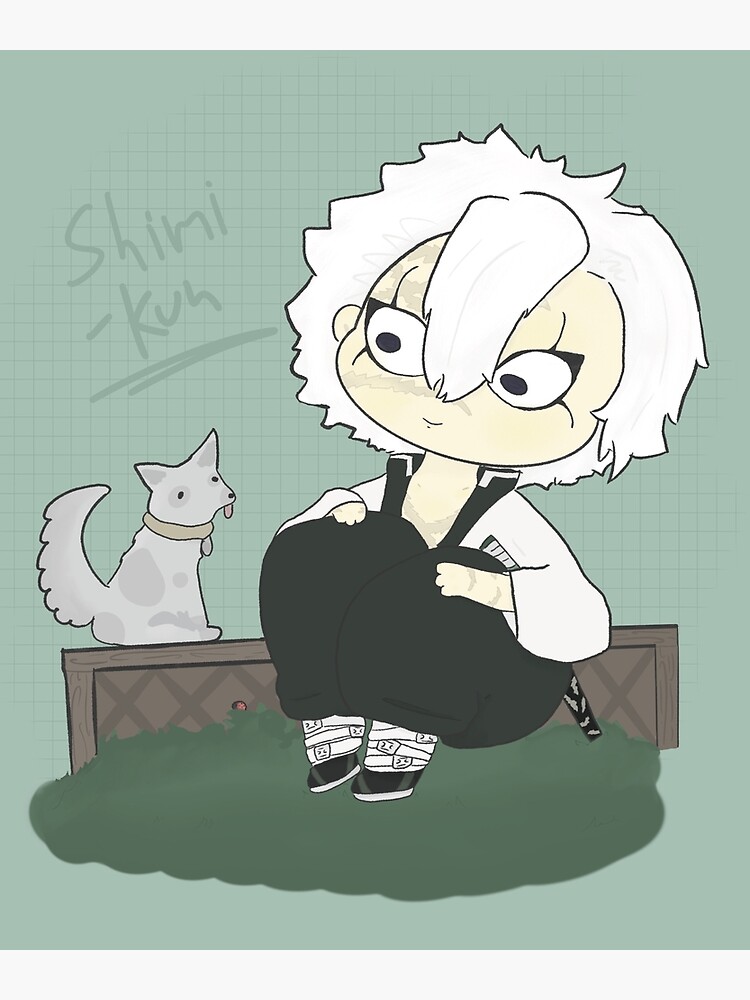 "Puppy loves Chibi Sanemi" Poster for Sale by Shimikun-Paints | Redbubble