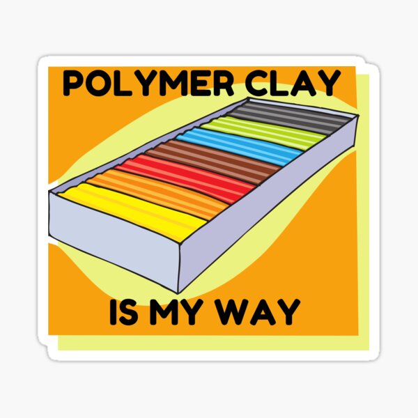 "Polymer Clay " Sticker for Sale by TheSpecialStore | Redbubble