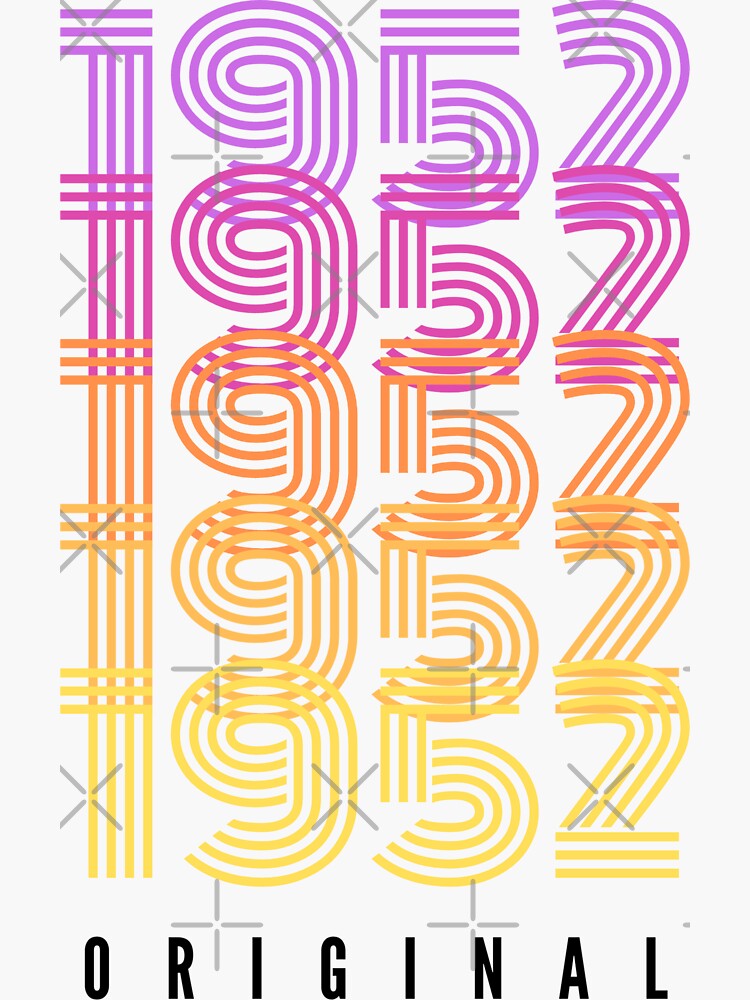 "Born in 1952 - 70th Birthday Gifts - Birthday Gift for 70 Years Old ...