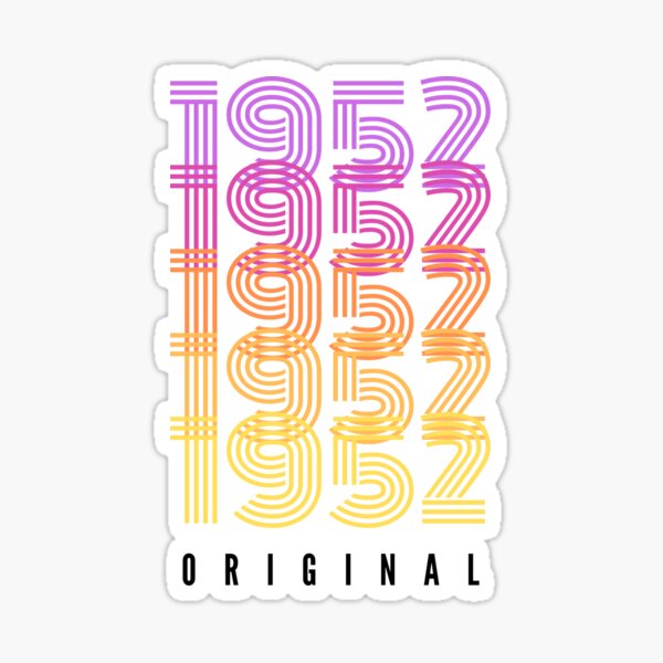 "Born in 1952 - 70th Birthday Gifts - Birthday Gift for 70 Years Old ...