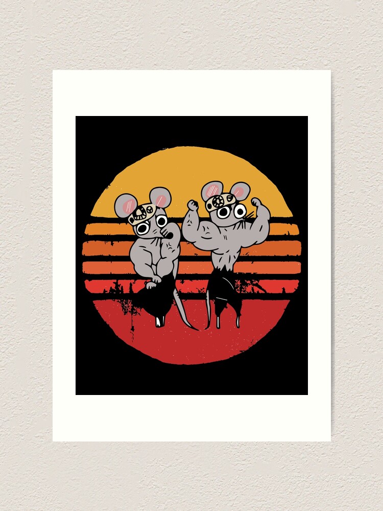 "Tengen Uzui kawaii demon slayer mice mouse " Art Print by mostfaa23 ...