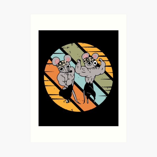 "Tengen Uzui kawaii demon slayer mice mouse " Art Print by mostfaa23 ...