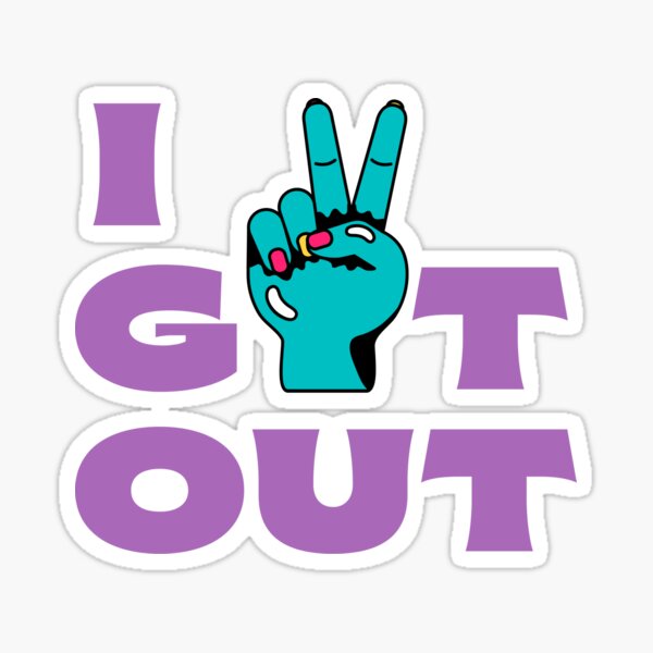"I Got Out (exJW) Cult Survivor" Sticker by disloyalTEEexJW | Redbubble
