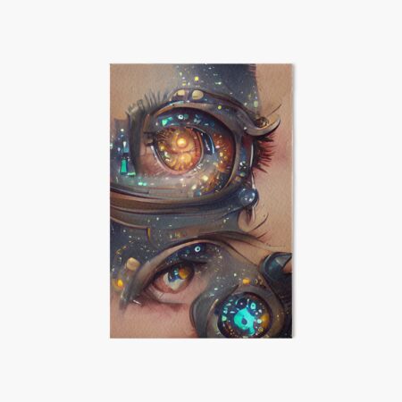 "Streamlined Steam Eyes" Art Board Print by flightedbird | Redbubble