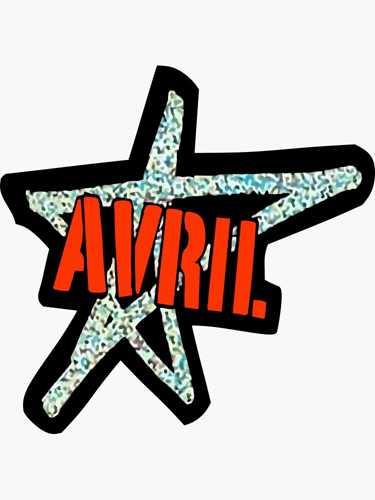 "Avril Lavigne Logo " Sticker for Sale by jonathondesign | Redbubble