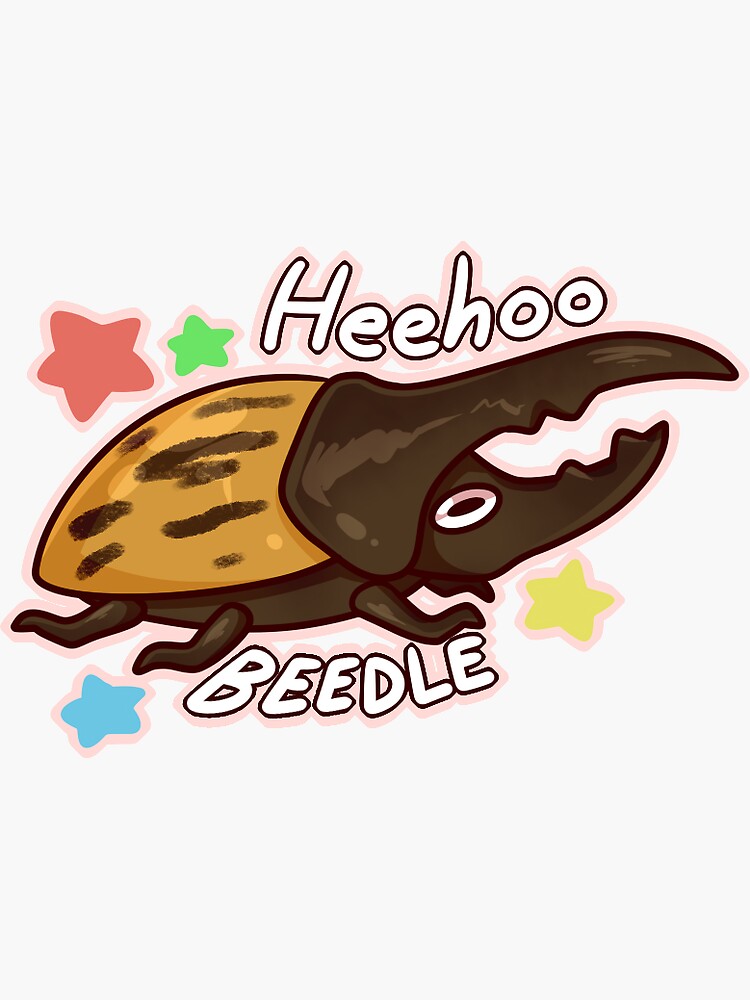 "Heehoo Beedle" Sticker for Sale by Almondcookiecat | Redbubble