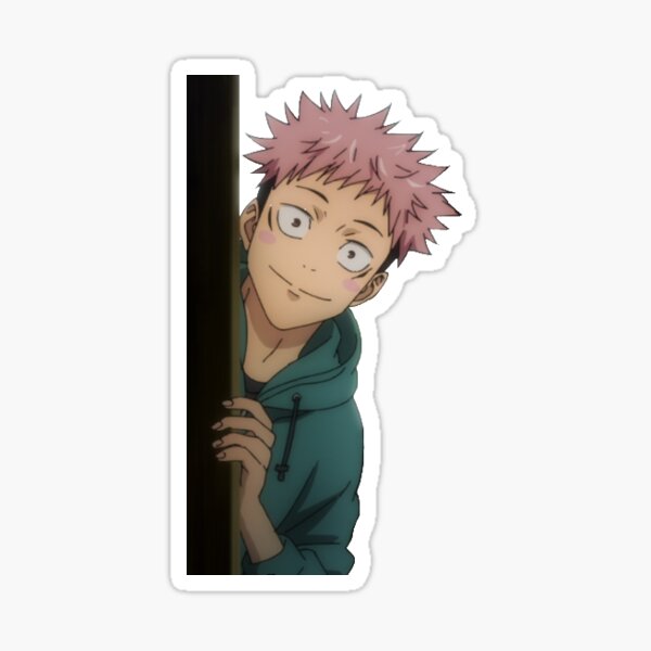 Pegatina «Pegatina Yuji Itadori Peeker Jujutsu Kaisen» de afraser04 ...