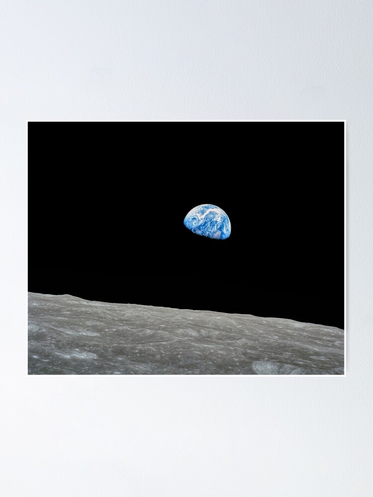 Poster « Lever de Terre - Apollo 8 », par JamesA1 | Redbubble