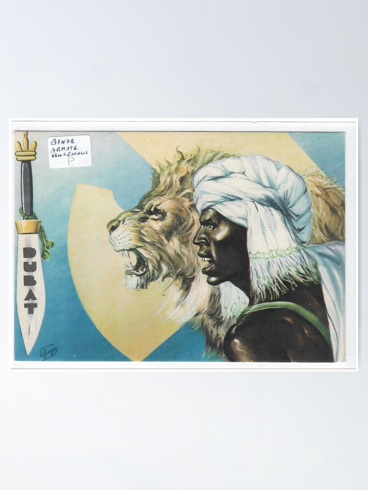 "Somali Dubat (Italian Colonial Troops)" Poster for Sale by ...
