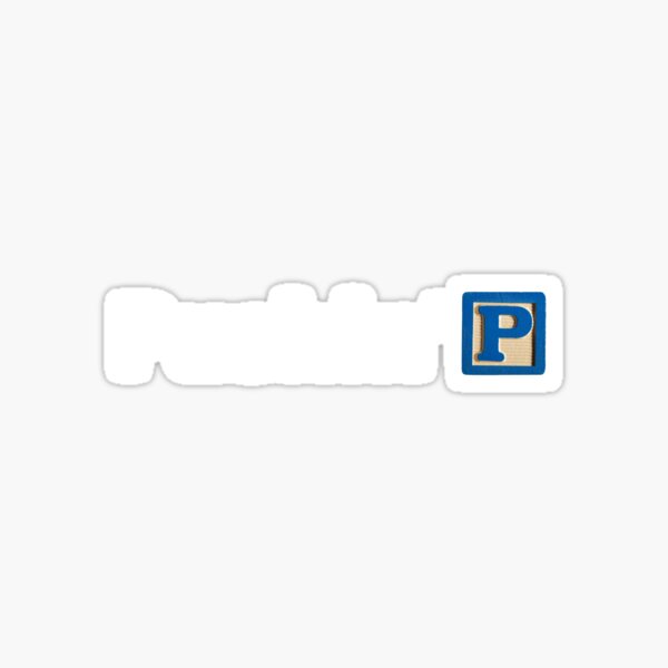 "Pushing P Meme" Sticker for Sale by Arts2022design | Redbubble