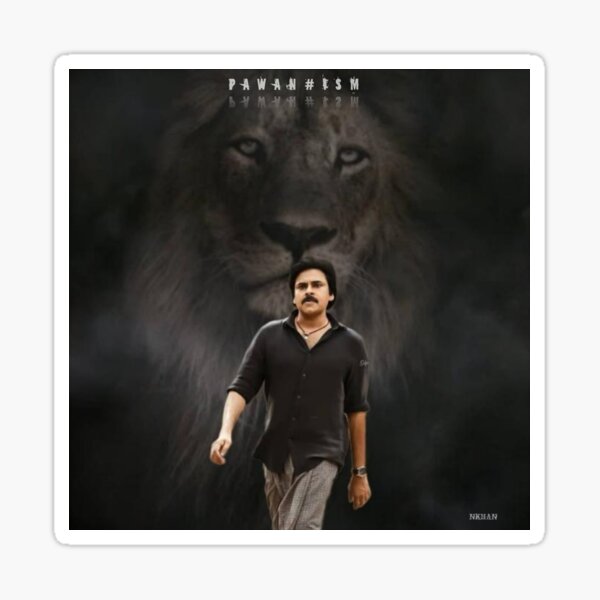 "Power Star Pawan Kalyan " Sticker for Sale by Shopy-All | Redbubble
