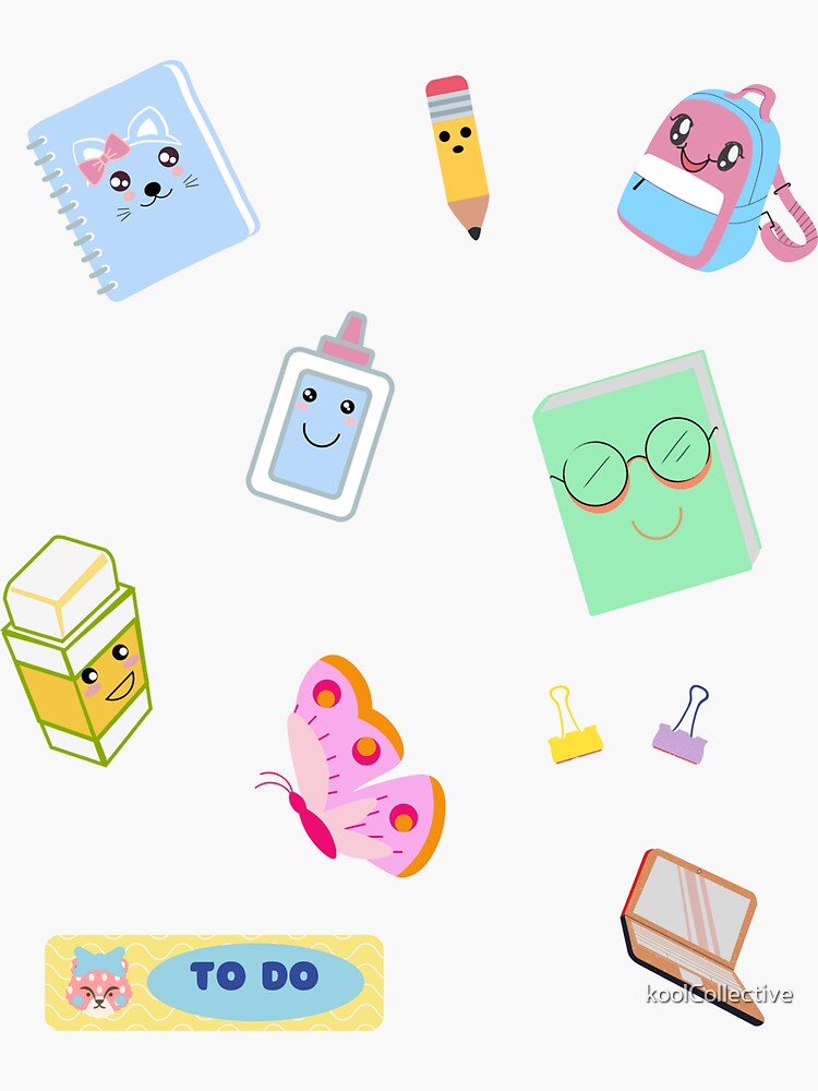 "Cute and Funny Sticker Pack" Sticker by koolCollective | Redbubble
