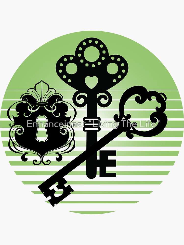 "Mental Health: Lock and Key " Sticker by AlliesCrafts517 | Redbubble